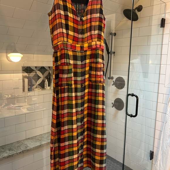 Ace & Jig | Dresses | Ace Jig Multicolor Plaid Maxi Phoebe Dress | Poshmark